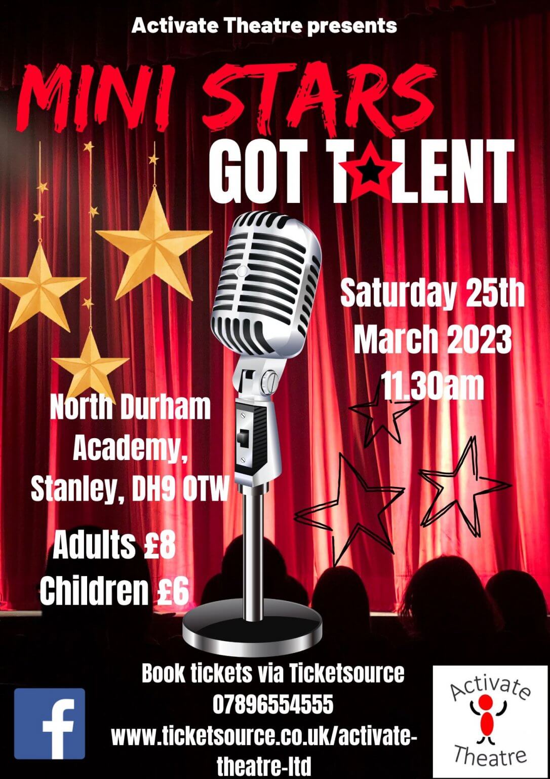 Upcoming & Past Shows & Events - Activate Theatre